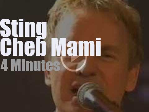 On British TV, Sting & Cheb Mami at ‘Top Of The Pops’ (2000 ...