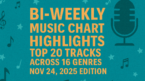 Bi-Weekly Music Chart Highlights: Top 20 Tracks Across 16 genres Nov 24 ...