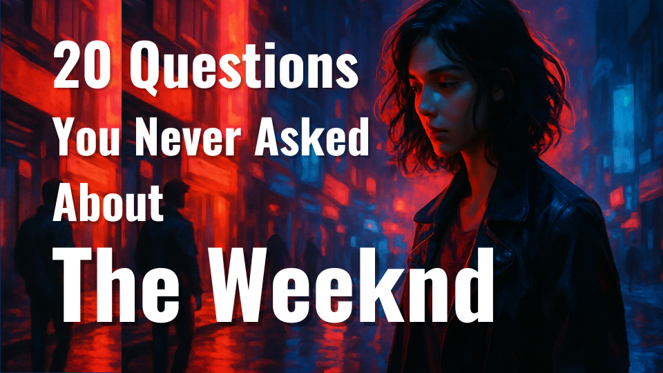 The Weeknd - 20 Questions You Never Asked | We Answer Them Anyway ...